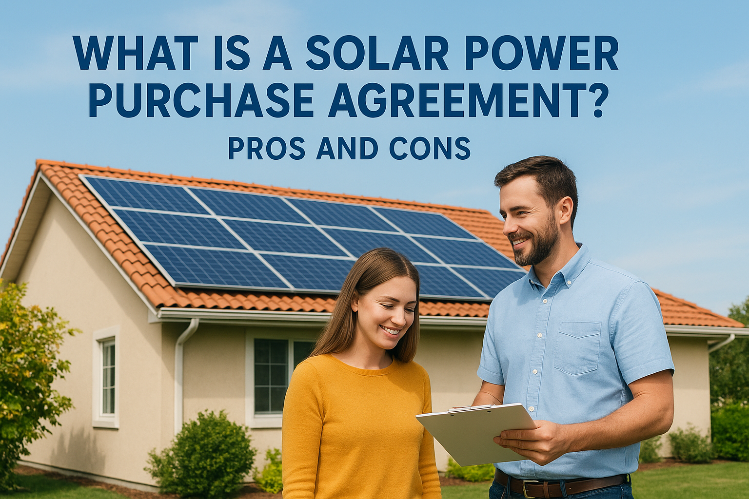 What Is A Solar Power Purchase Agreement? Pros And Cons - Advance Solar ...